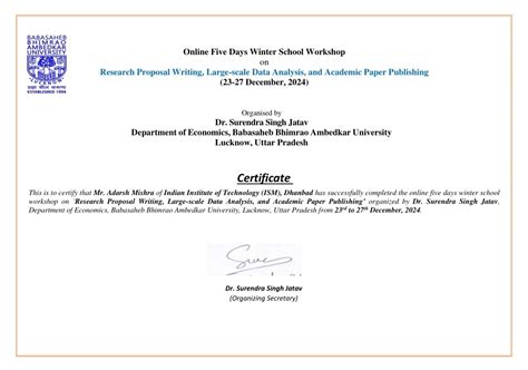 Adarsh Mishra On Linkedin Completed A Workshop On Data Analysis