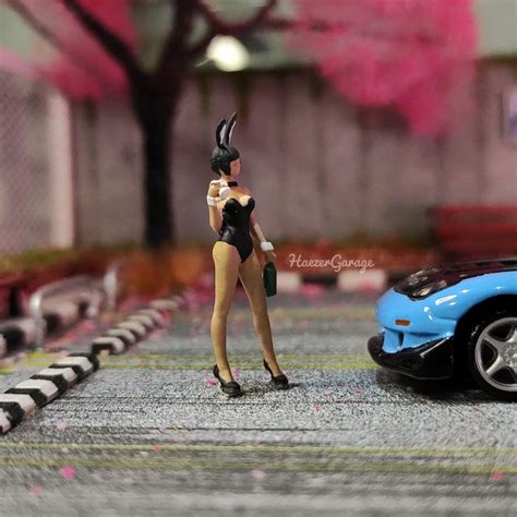 Jual Miniatur Figure 164 Cewek Bunny Girl Diorama Diecast S3r