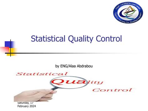 Sqc Esqestatistical Quality Control Pptx