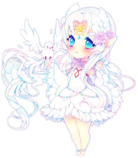 Девочки в стиле аниме Клипарт