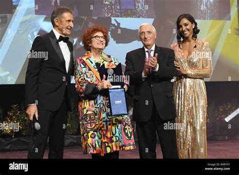 Montecarlo The Principality Of Monaco 10th Mar 2019 Award Ceremony
