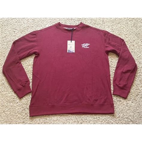 Chubbies Shirts Chubbies Men Red Whimsy Soft Terry Crewneck Sweatshirt Size Large Brand New