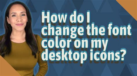 How Do I Change The Icon Text Color In Windows Tem Vrogue Co