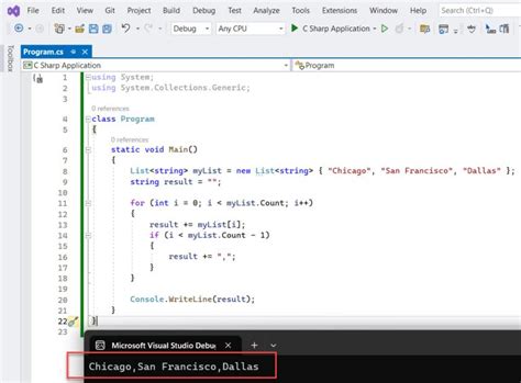 How To Convert A List To A Comma Separated String In C AspDotnetHelp