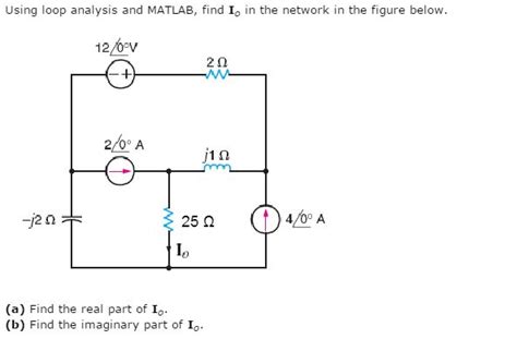 solved using loop analysis and matlab find i0 in the