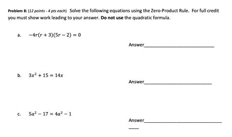 solved problem 8 12 points 4 pts each solve the