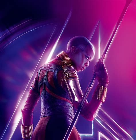 2560x1080 Resolution Black Panther Character Avengers Infinity War Danai Gurira Okoye Hd