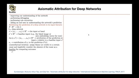 Integrated Gradients Lecture 23 Part 2 Applied Deep Learning Supplementary Youtube