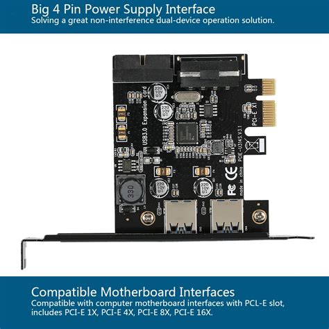 Aliexpress Buy STW PCI E To USB 3 0 2 Port PCI Express Card Mini