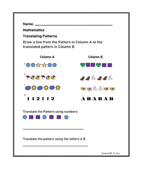 Translating Patterns Pdf Translating Patterns Pdf