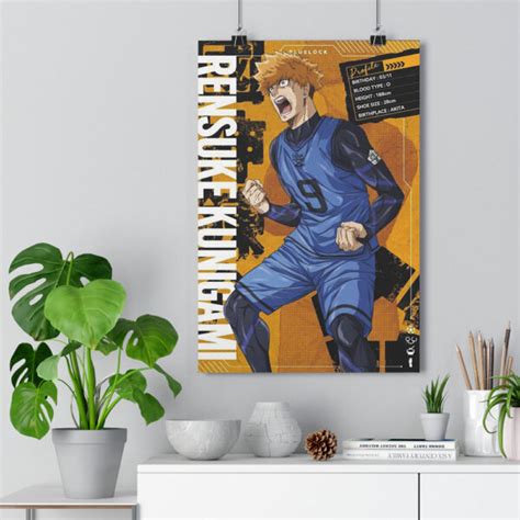 Poster Blue Lock Kumigami Tienda Rirumé