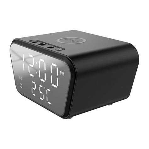 Rebeltec Rebeltec Qi 10w W500 Kabelloses Ladegerät Mit Digitale Uhr