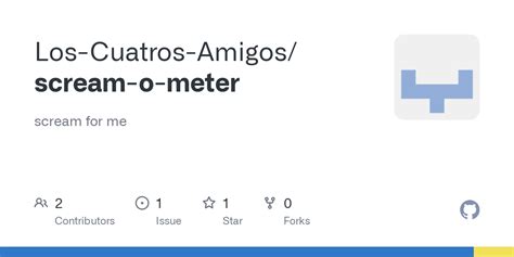 Github Los Cuatros Amigosscream O Meter Scream For Me