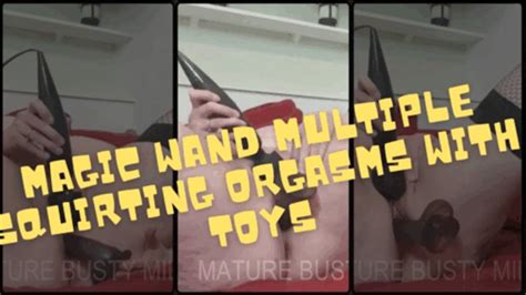 Multiple Squirting Orgasms Wand Vibrations And Toys 720p Mature