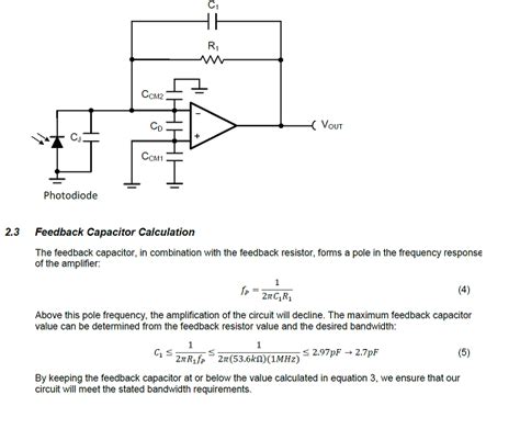 Opa320 A Question About The 1 Mhz Single Supply Photodiode