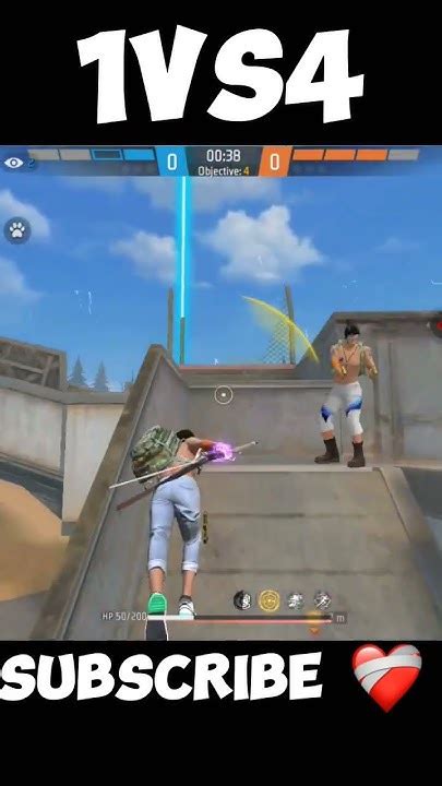 1vs4 Destroyed In Seconds 🔥katana Saved Me Shorts Freefire Short