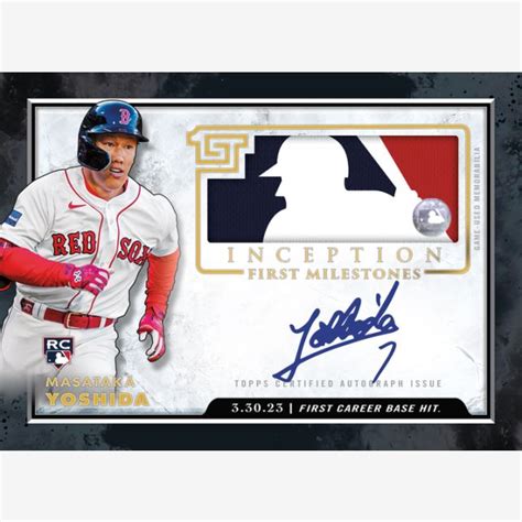 2023 Topps Inception To Offer 1st Hit Relics