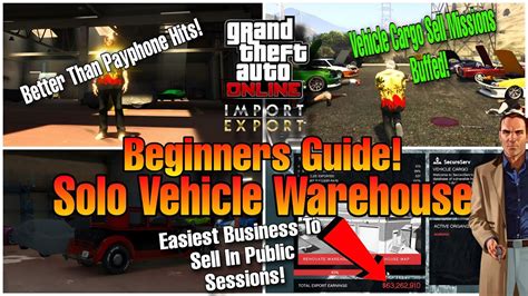 GTA Online Vehicle Warehouse Solo Guide YouTube