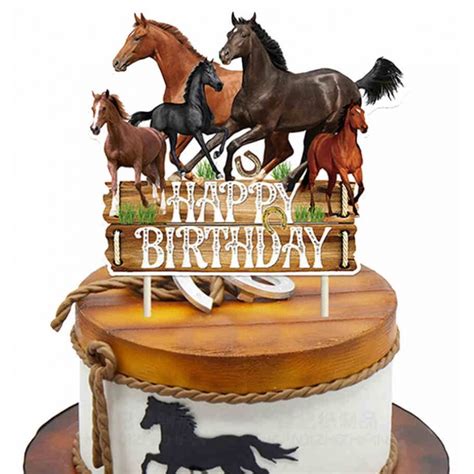 Akrylowy topper na tort HAPPY BIRTHDAY OKRĄGŁY ZŁOTO CZARNY 9291