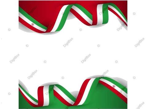 نوار پرچم ایران Png Digitbox