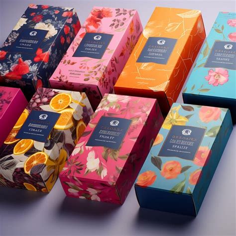 Premium AI Image A Collection Of Colorful Boxes Of Different Colors