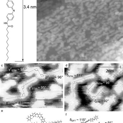 Phc12 Tani Molecular Structure B Stm Image At 300 K Of A Disordered