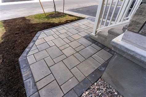 Front Yard Landscaping Empire Deck And Interlock