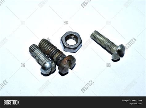 Small Bolts Nuts On Image And Photo Free Trial Bigstock
