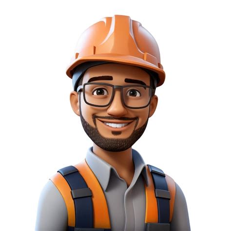 Premium Photo Civil Engineer Digital Avatar Generative Ai