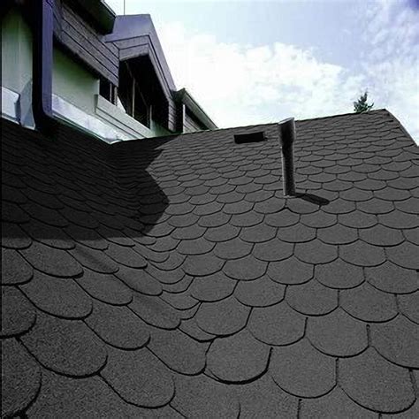 Living And Home Grey Self Adhesive Asphalt Shingles Bitumen Roofing 330