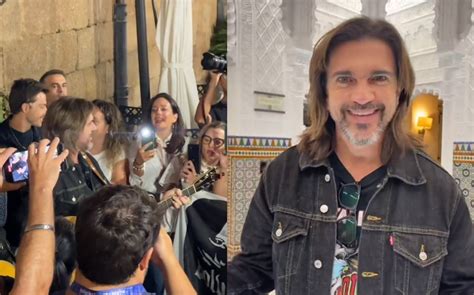 Mérida Juanes canta en la calle tras concierto cancelado por lluvia Telediario México