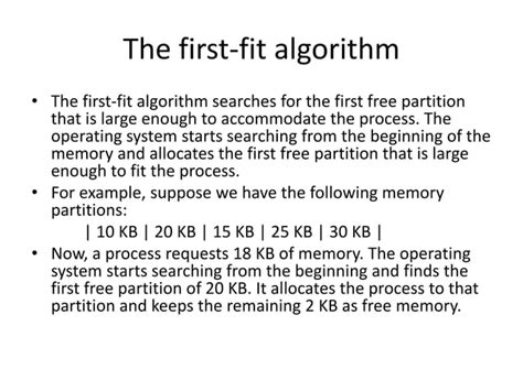 Unit 4 Memory Management Operating Systems Pptx