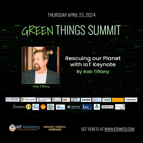 Iot Marketing On Linkedin Greenthingssummit Iot Sustainability