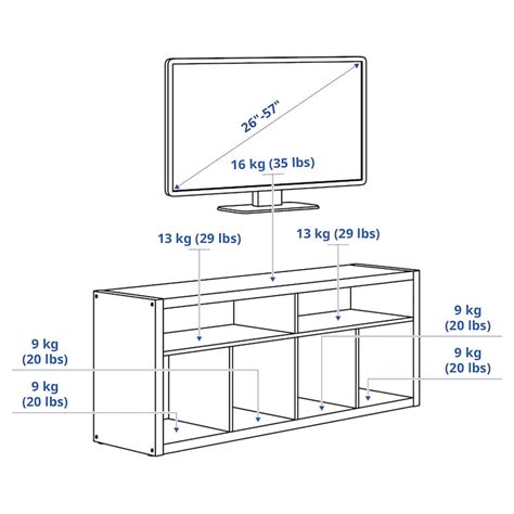 Kallax Tv Unit Black Brown 573 4x231 2 Ikea Us