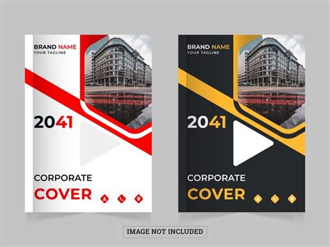 Городской фон бизнес корпоративный шаблон оформления обложки книги в формате а4 Премиум векторы