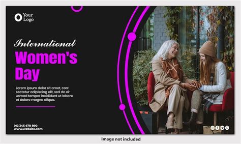 Premium Psd Free Psd International Women Day Banner