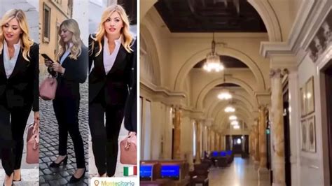 Il Tour Di Maria Rosaria Boccia A Montecitorio Con Telecamera