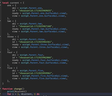 Table Returning Scripting Support Developer Forum Roblox