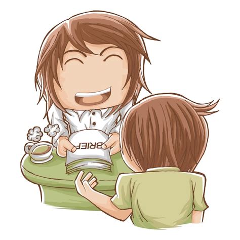 Premium Vector Man Meeting With Client Vector Illustration