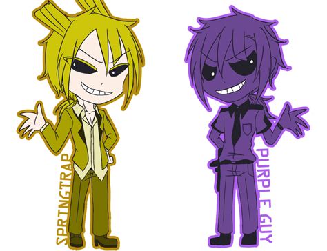 How To Draw Purple Guy In Springtrap How To Draw Adventure Purple Guy