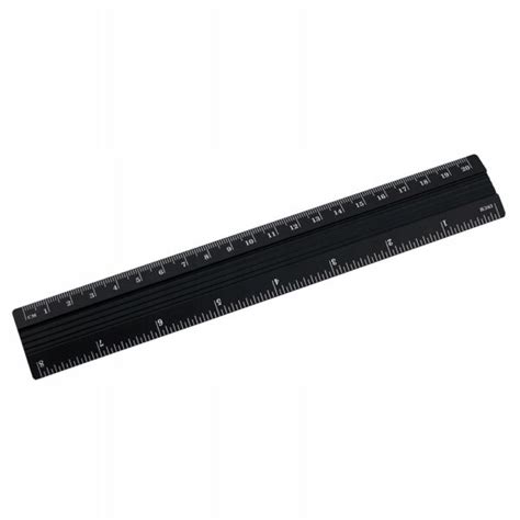 Linijka Aluminiowa Metalowa Cm Czarna Roan Artyku Y Biurowe