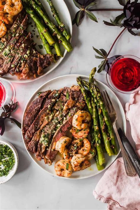 Garlic Butter Ribeye Steak And Shrimp Recipe Steak And Shrimp