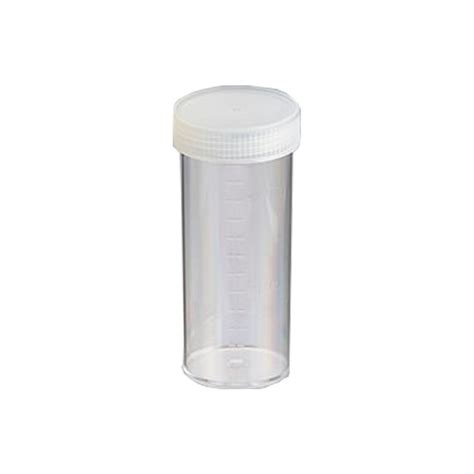 CONTAINER PS 120ML UNLABELLED NATURAL CAP PK264 Perth Scientific