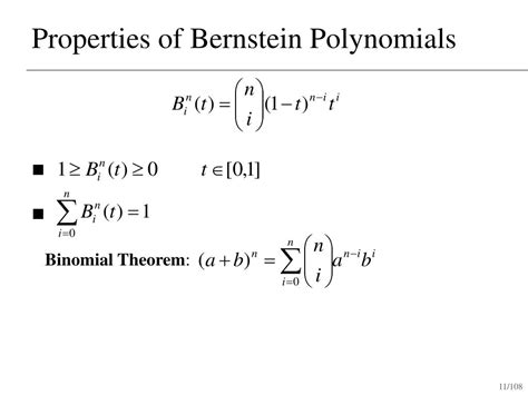 Ppt The Bernstein Basis And Bezier Curves Powerpoint Presentation Free Download Id 2718738