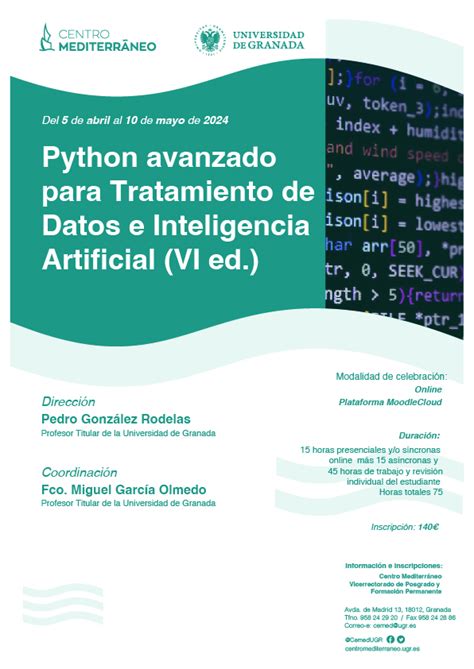 Curso Python Avanzado Para Tratamiento De Datos E Inteligencia