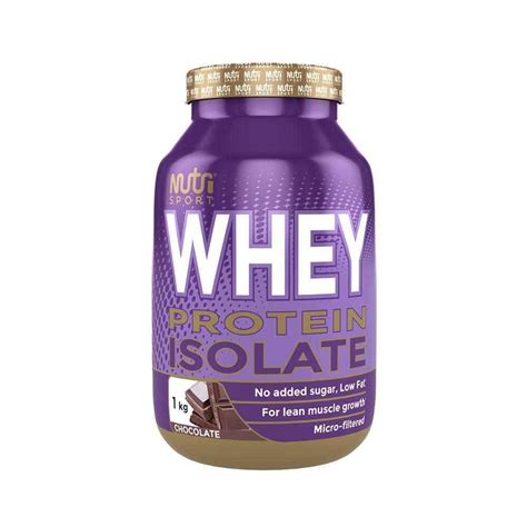 Buy Nutrisport Whey Protein Isolate 1kg Powder London Supplements