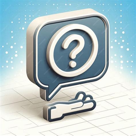 Speech Bubble With Question Mark Faq Support Help Concept 3d Vector Icon Cartoon Minimal Style