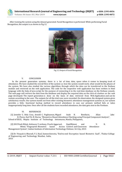 Irjet Biometric Attendance Management System Using Raspberry Pi Pdf
