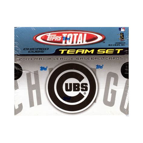 2004 Topps Total Chicago Cubs Factory Sealed Team Set Steel City