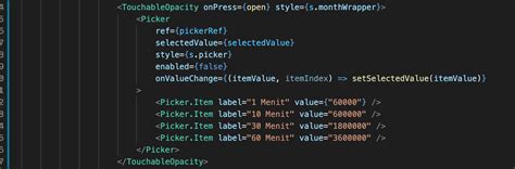 Touching The Middle Part Of Picker Not Icon On The Right Crashes The App Issue React